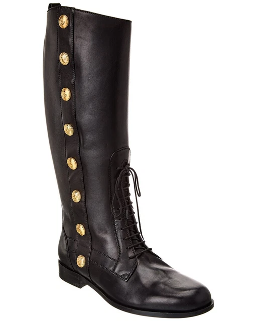GUCCI LEATHER KNEE-HIGH Boot Men's Black 11.5 £1,009.69 - PicClick UK