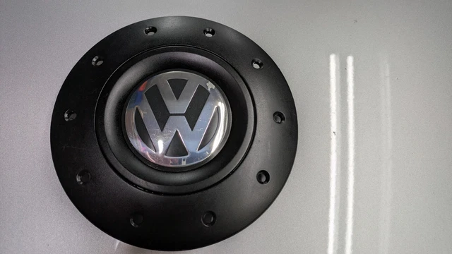 VW 16& RADNABENDECKEL Nabenkappe 7H0601151B - MIT ALU EMBLEM - für ...