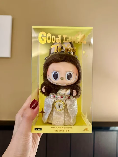 AUTHENTIC POPMART LABUBU Good Luck to You Vinyl Plush Hanging Card $135 ...