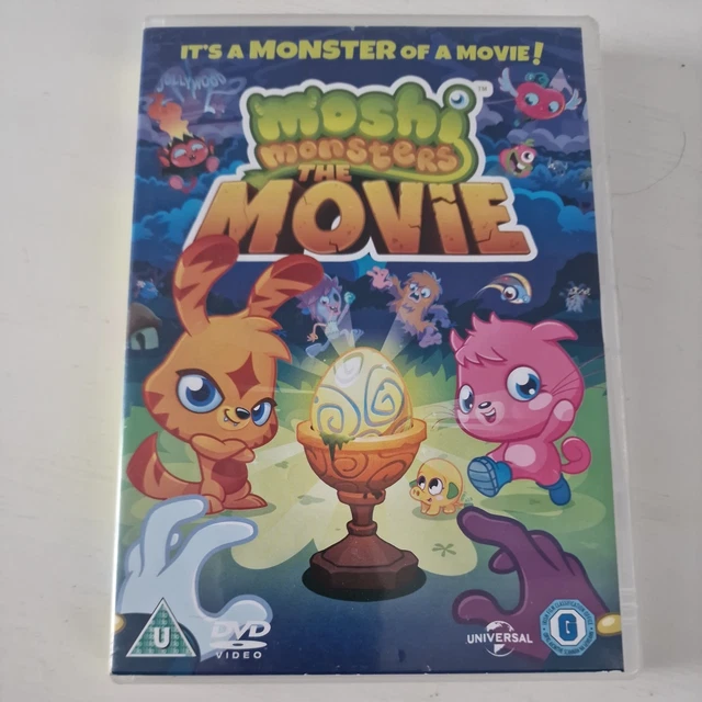 MOSHI MONSTERS: THE Movie DVD Animation & Anime (2014) Ashley Slater £1 ...