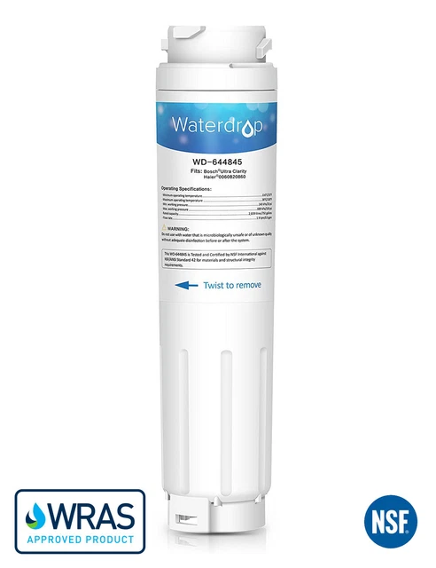 RANGEMASTER DXD 90170 DXD910 Compatible Fridge Water filter- WRAS ...