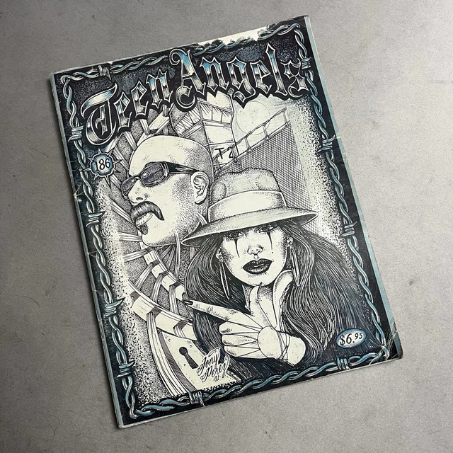 TEEN ANGELS MAGAZINE Cholo Vato Chicano Prison Gang Tattoo Art Lowrider ...