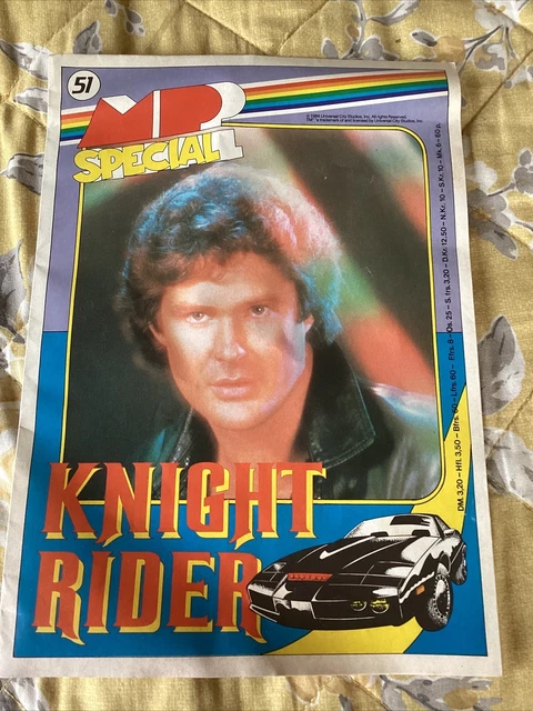 VINTAGE 1984 MP Special Poster Set Knight Rider TV Series 80s 51 Rare ...