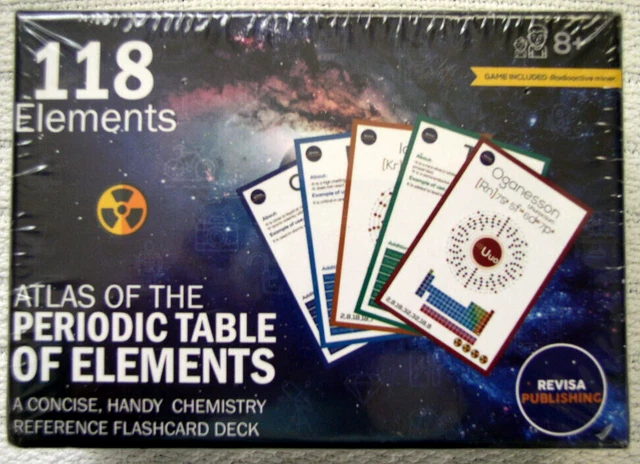 PERIODIC TABLE OF Elements Laminated Flashcard Science kit Quick ...
