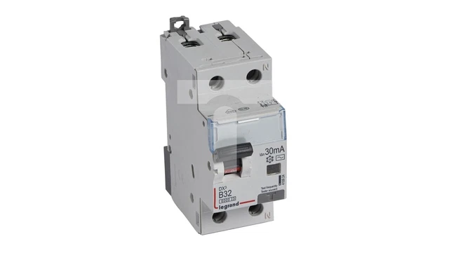 RESIDUAL OVERCURRENT CIRCUIT breaker 2P 32A B 0.03A type AC P312 DX3 4109 /T2AU EUR 108,42 ...