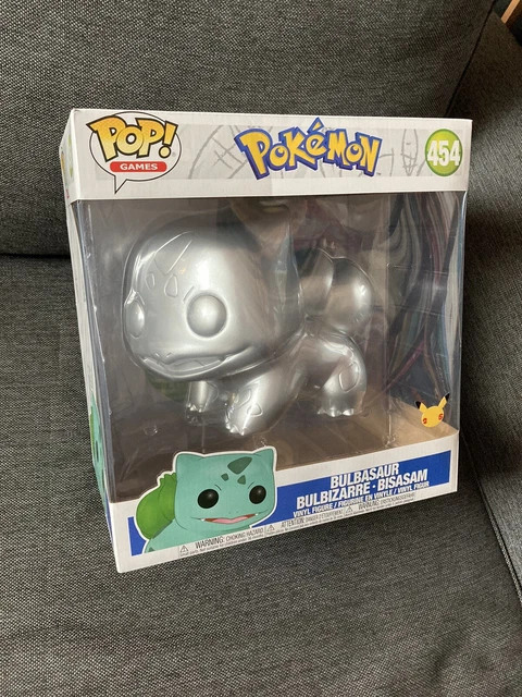 FUNKO POP JUMBO Pokemon Bulbasaur Bulbizarre silver #454 éd limitée 25 ...