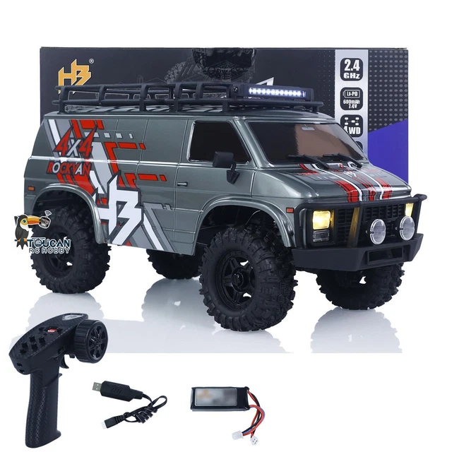 HOBBY PLUS 1/18 4X4 Rock Crawler Electric RC Off Road RockVan W/Shock ...