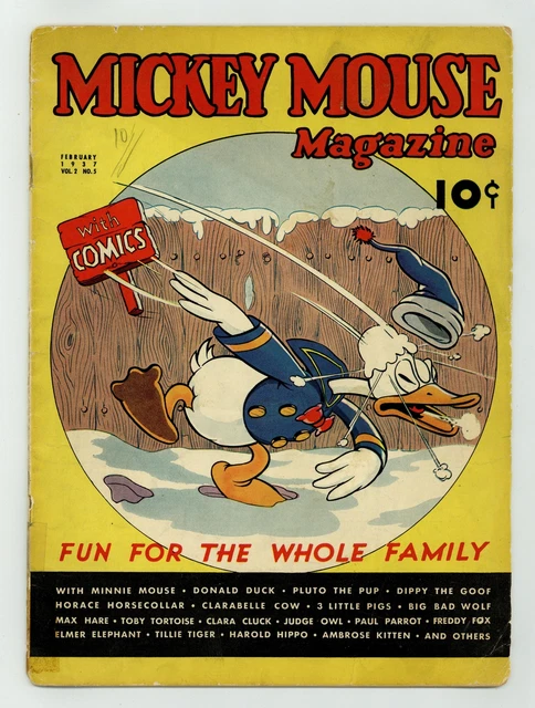 MICKEY MOUSE MAGAZINE Vol. 2 #5 FR 1.0 1937 EUR 216,78 - PicClick FR
