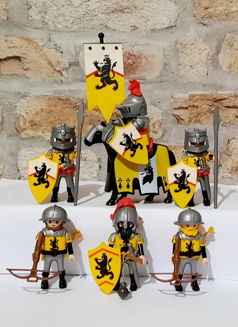 PLAYMOBIL ROYAL LION Knights Bundle, Castle Figures Playset, Rare ...