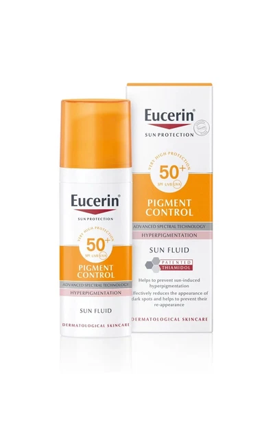EUCERIN SPF50+ PIGMENT Control Hyperpigmentation Sun Fluid £14.79 - PicClick UK
