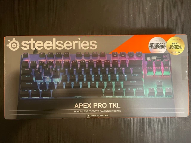 STEELSERIES APEX PRO TKL - mechanical gaming keyboard (2023) $174.44 ... STEELSERIES APEX PRO TKL - mechanical gaming keyboard (2023) $174.44 ...