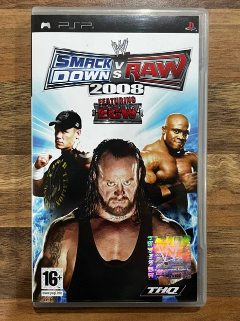 WWE SMACKDOWN VS Raw 2008 (Sony PSP Game, 2007) Very Good Condition £5. ...