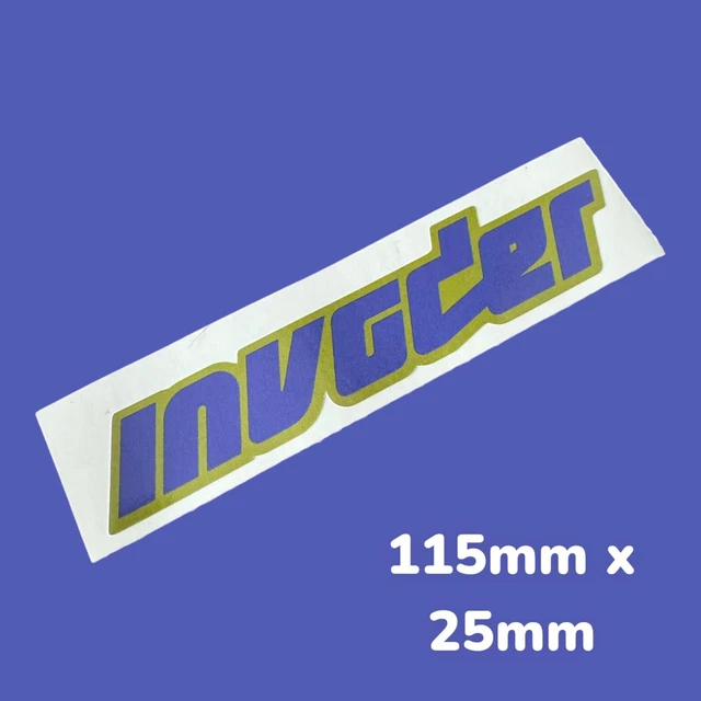 INVADER BMX FRAME Sticker Classic vintage Bike 1980 80s Racing Sport GT ...