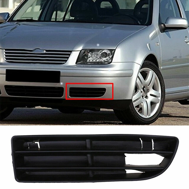 LEFT SIDE FRONT Bumper Trim Grille Cover Black For VW Jetta Bora MK4 ...