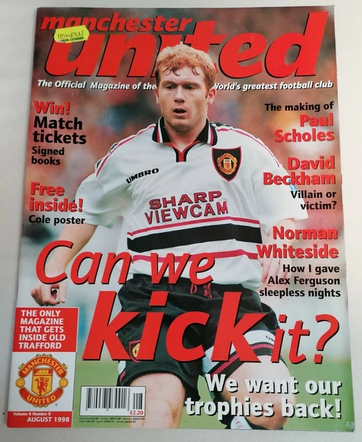 MAGAZINE - THE Official Manchester United Magazine Vol 6 No. 8 August ...