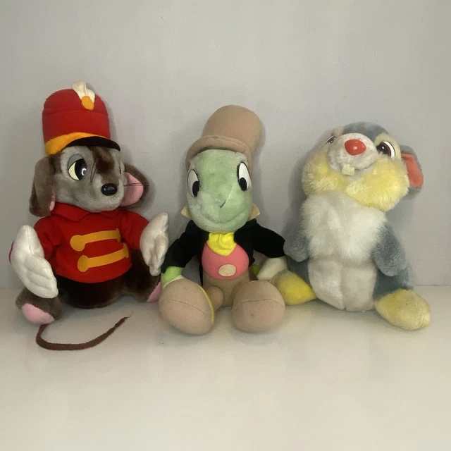 TIMOTHY Q. MOUSE THUMPER & JIMINY CRICKET Disneyland World Vintage ...