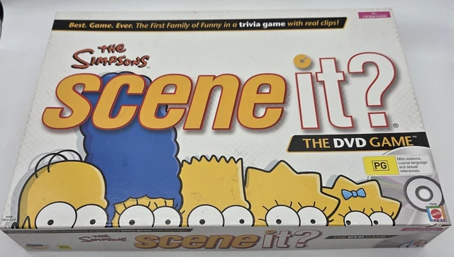 THE SIMPSONS SCENE It? DVD Trivia Board Game - 100% Complete - Fun ...