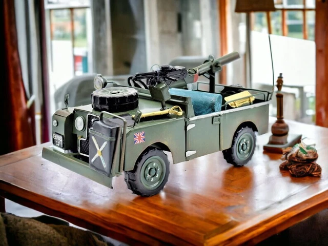 JAYLAND BRITISH ARMY WW2 1951 Land Rover Series 1 Military Jeep Metal ...