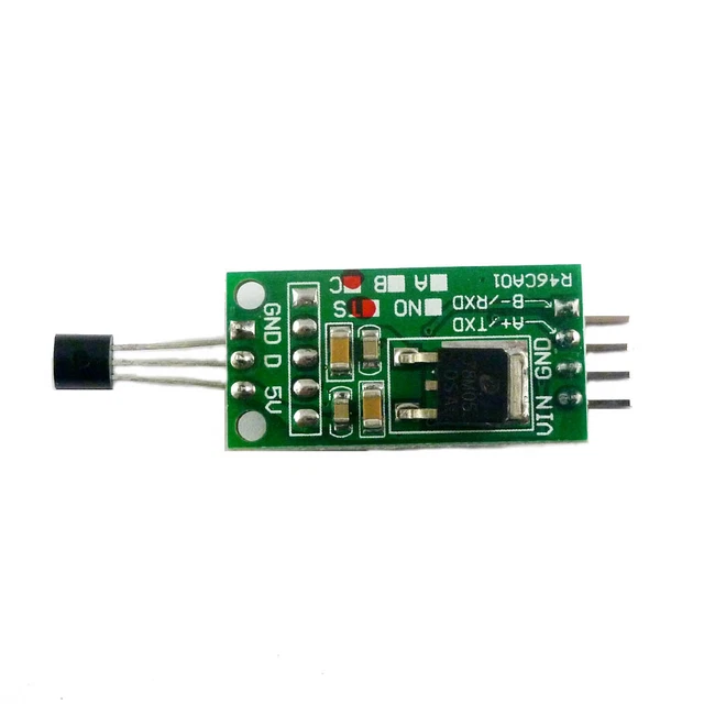 Ds18b20 Modbus Rtu Rs485 Rs232 Ttl Usb Uart Digital Temperature Sensor