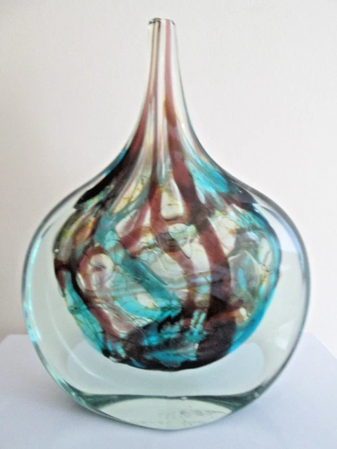 SIGNED MDINA ERIC DOBSON Studio/Art Glass MICHAEL HARRIS 'Cut Ice ...