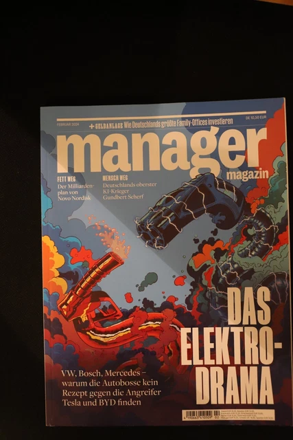 MANAGER MAGAZIN 2/2024 (Februar 2024) 1x gelesen, sehr guter Zustand ...