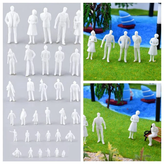MINIATURE SCENE MATERIAL DIY Character Scale Building Hand Model People ...