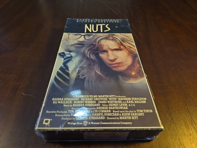 'NUTS' VHS CASSETTE Original 1988 Barbra Streisand Richard Dreyfuss New ...