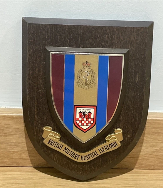VINTAGE BMB BRITISH Military Hospital Iserlohn regimental mess wall ...