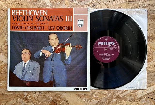 OISTRAKH VIOLIN OBORIN Piano Beethoven Sonatas III Philips 835 152 AY Ed1 NM $65.00 - PicClick AU