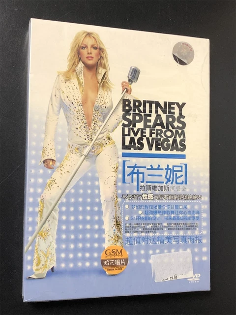 BRITNEY SPEARS LIVE FROM LAS VEGAS China First Edition DVD + Poster ...