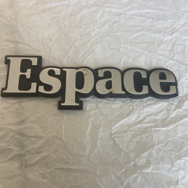 RENAULT ESPACE Origine LOGO insigne emblème Monogramme Badge EUR 15,00 ...