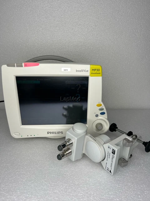 PHILIPS INTELLIVUE MP30 MP 30 M8002A Patientenmonitor EKG SpO2 ECG ...