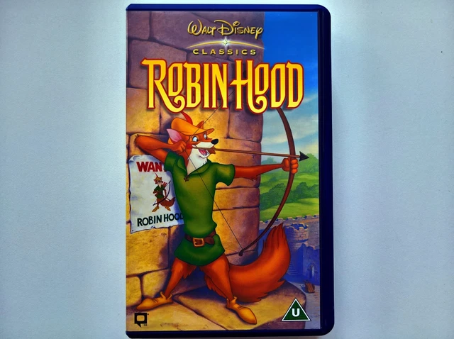 ROBIN HOOD (PAL VHS) (Rare Cover Art) Walt Disney Classics EUR 28,54 ...