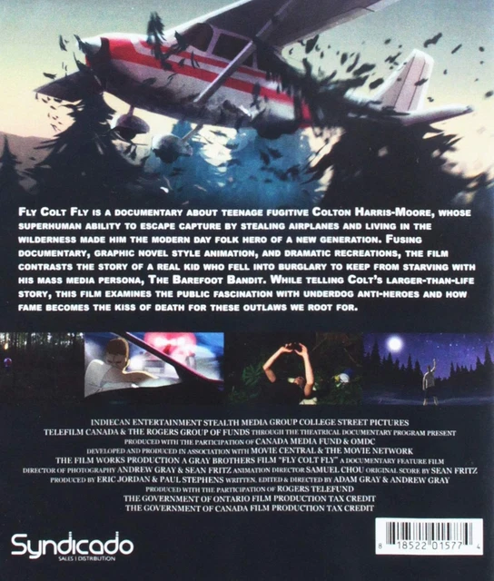 FLY COLT FLY: Legend Of The Barefoot Bandit (Blu-ray) Colton Harris ...