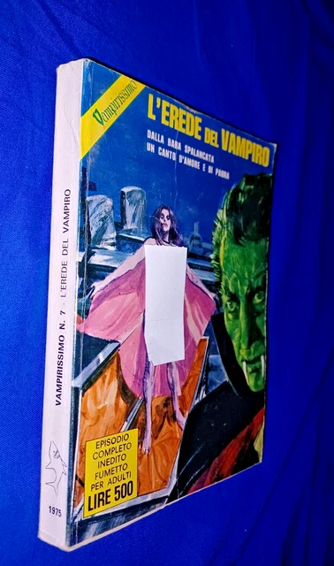 VAMPIRISSIMO N° 7 - L'EREDE DEL VAMPIRO - 1975 EUR 5,00 - PicClick IT