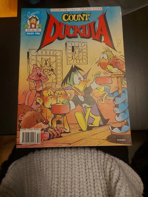 VINTAGE COUNT DUCKULA Comic Book No.24 Dec 1989 Cosgrove Hall £5.00 ...