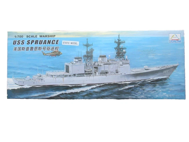 USS SPRUANCE WARSHIP, Mini-Hobby-Models, static model, 1/700, (airfix ...