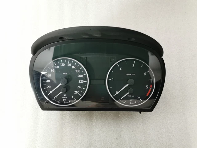 BMW 3 SERIES E90 E91 320d Speedometer Speedometer Instrument Cluster ...