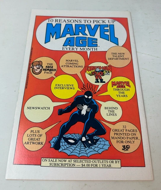 MARVEL AGE 17 1984 VF/NM 1st Appearance Transformers in Preview ...
