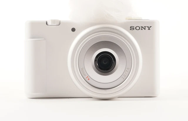 SONY ZV-1F VLOG Camera for Content Creators and Vloggers White $494.99 ...