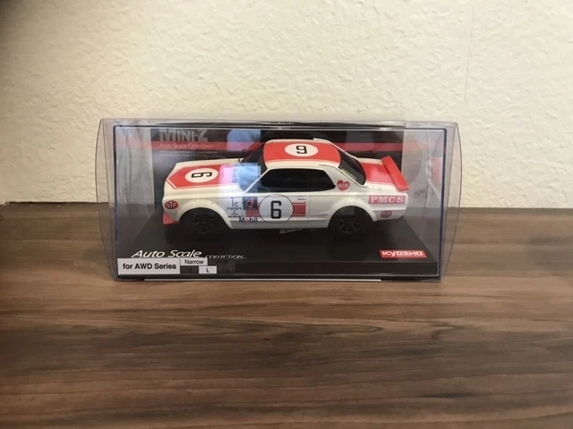 EST & RARE Kyosho ASC MA-020 GT-R KPGC10 Racing Red MZP472R Mini-Z Auto ...