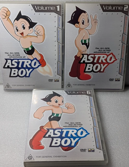 ASTROBOY VOLUME 1 2 6 DVD Reg4 PAL PreOwned Animation Sony $15.99 ...