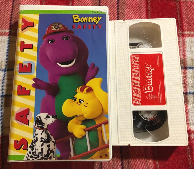 BARNEY SAFETY [1995] (Barney Home Video Canada) | Clamshell VHS TAPE ...