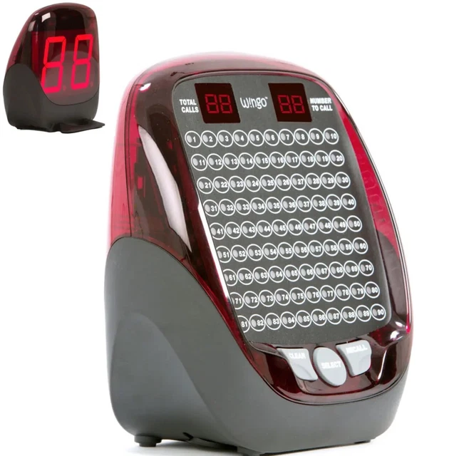 BINGO MACHINE WITH Audience Display Electronic Wingo 4 Digital Display ...