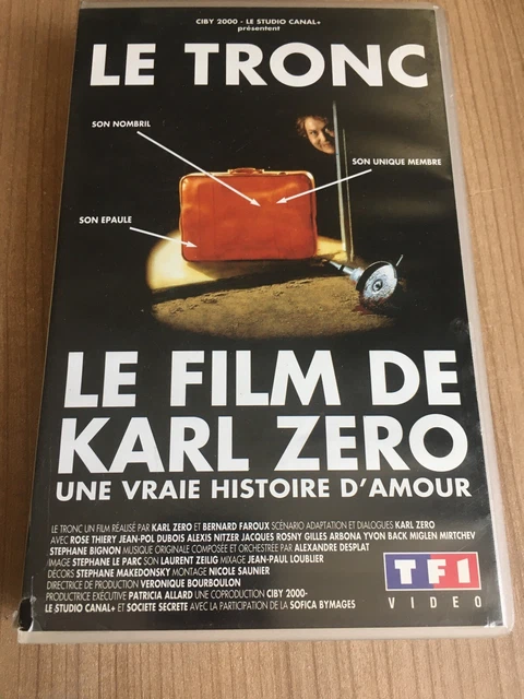 CASSETTE VHS LE Tronc Film Karl Zero Vidéo Film canal humour 1993 EUR 5 ...