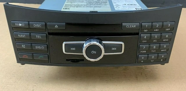 MERCEDES-BENZ W212 E-CLASS Cd-Radio Comand Satnav Head Unit High $878. ...
