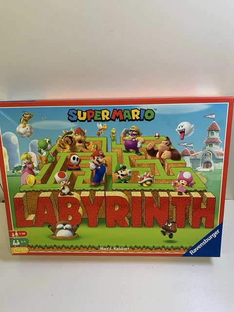 SUPER MARIO BROS Labyrinth The Maze Family Board Game New £14.99 ...