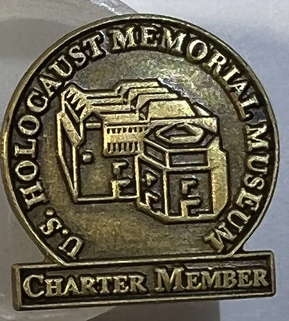 VINTAGE PIN: U.S. Holocaust Memorial Museum - Charter Member Pin - a35 ...