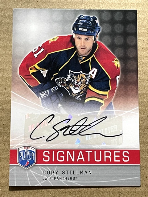 2008-09 BE A Player Cory Stillman Florida Panthers Signatures Auto (#S ...