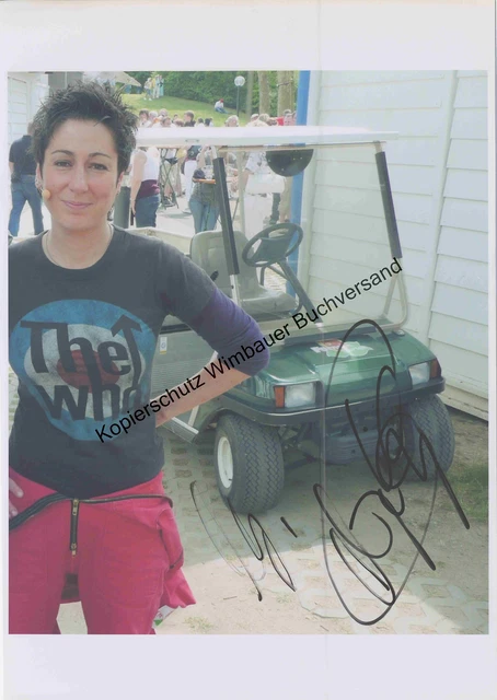 ORIGINAL AUTOGRAMM DUNJA Hayali /// Autograph signiert signed signee ...